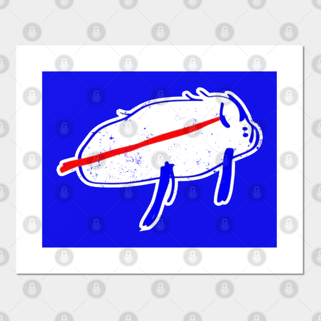Distressed Josh Allen Buffalo Potato Drawing - Buffalo Bills - Posters ...