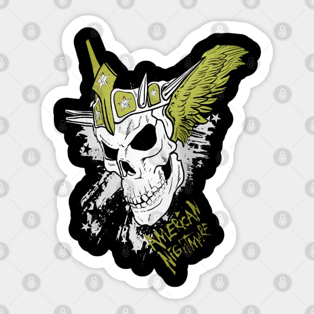 Cody Rhodes Crowned Skull - Cody Rhodes - Sticker | TeePublic