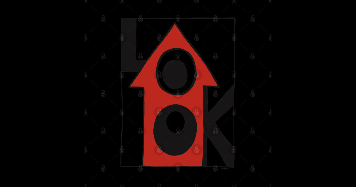 Red Arrow Look Up - Arrows - Sticker | TeePublic