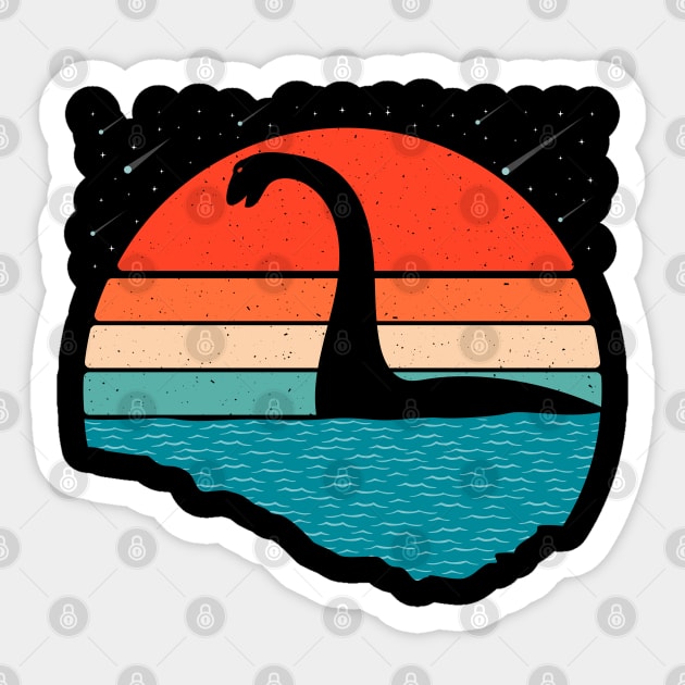Loch Ness Monster Nessie - Nessie - Sticker | TeePublic