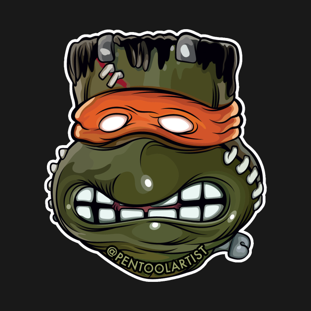 Mikey is a Monster! - Tmnt - T-Shirt | TeePublic