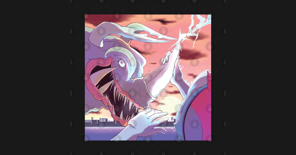 VS Neronga - 80S ANIME AESTHETIC CONCEPT - Ultraman - T-Shirt | TeePublic