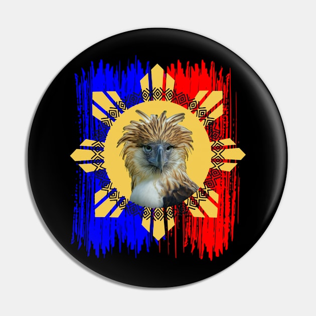 Philippine Flag / Philippine Eagle - Philippines Flag Proud Filipino - Pin | TeePublic