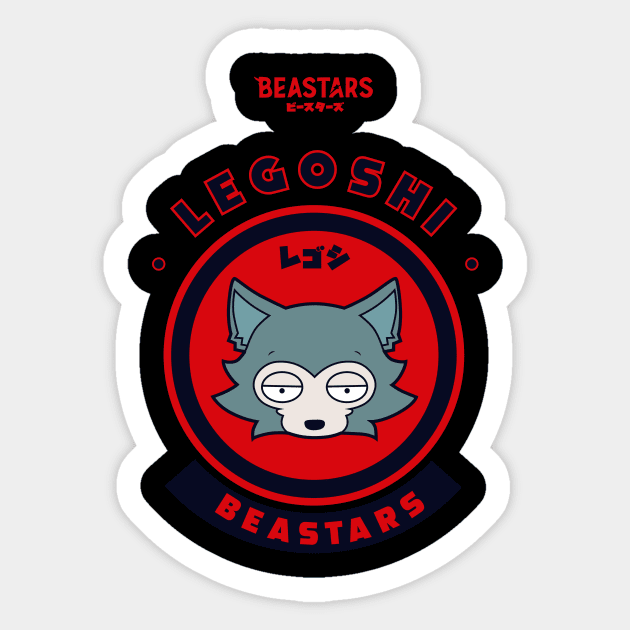 BEASTARS: LEGOSHI CHIBI - Beastars - Sticker | TeePublic