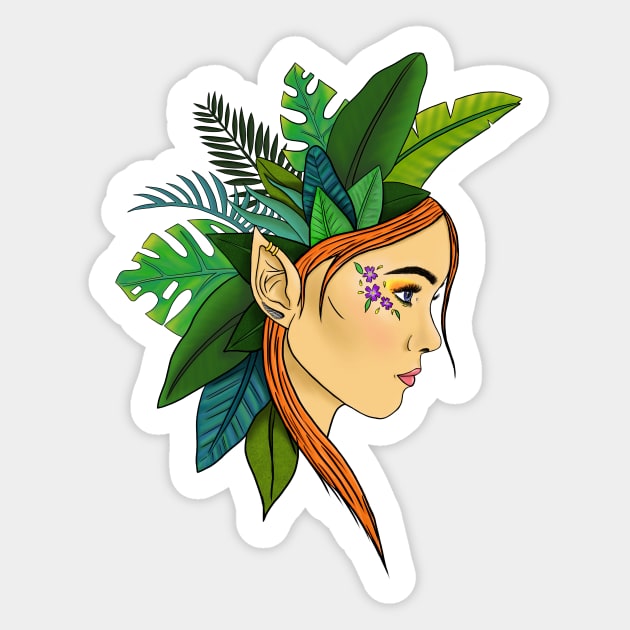 Woodland Fae - Fae - Sticker | TeePublic