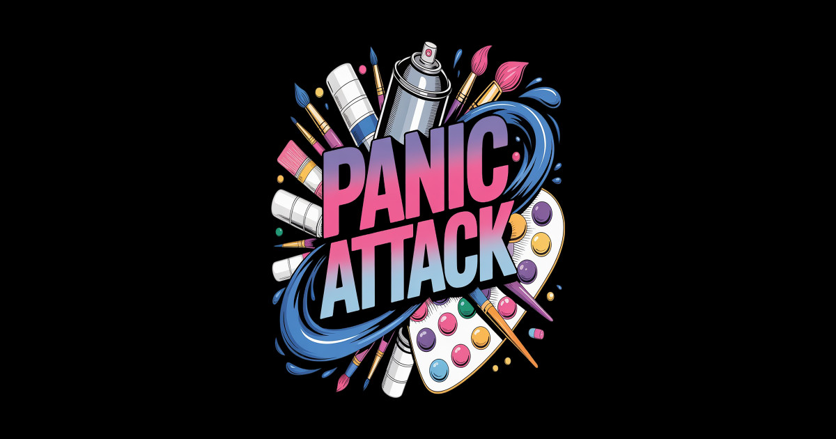 Panic Attack Emotion Feelings - Panic Attack Emotion Feelings - Sticker | TeePublic