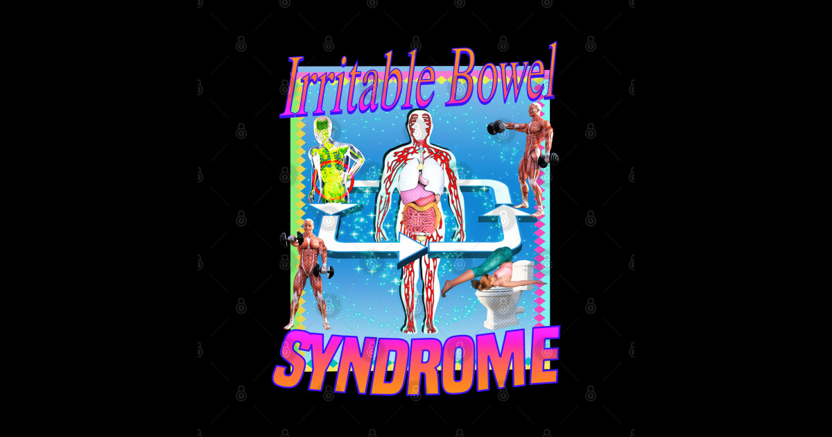 Irritable Bowel Syndrome (IBS) 80's Vibe - Funny - Posters and Art ...