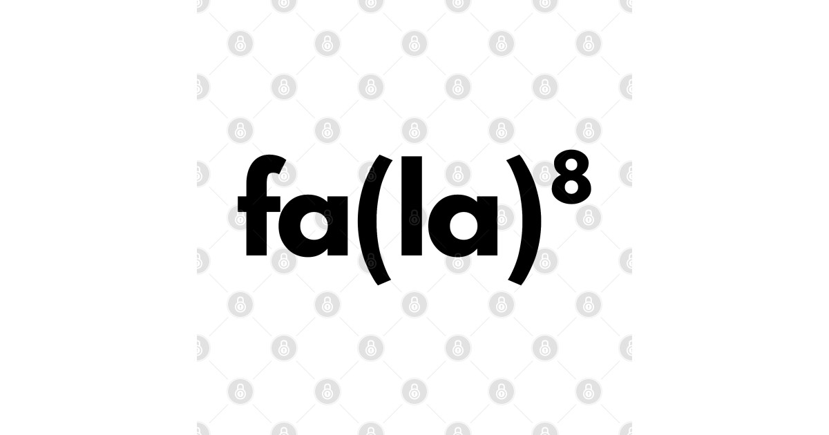 Fa La 8 Math - Math - T-Shirt | TeePublic
