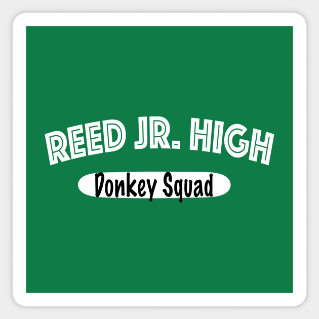 Walter Reed's Donkey Squad - Walter Reed Jr High - Sticker | TeePublic