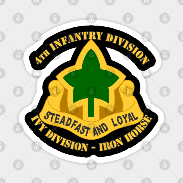 4th Infantry Division - 4th Infantry Division - Magnet | TeePublic