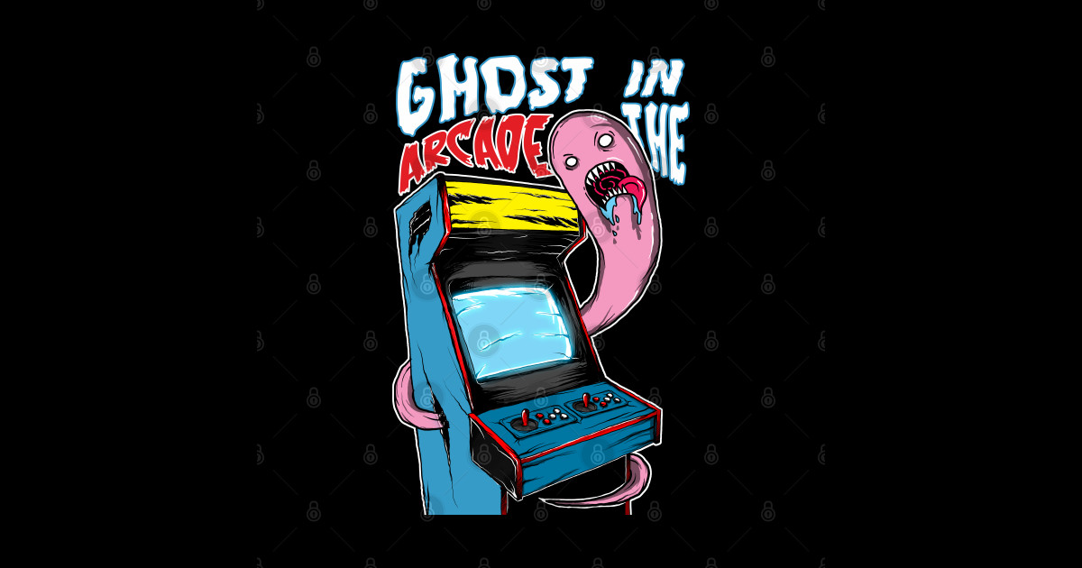 Ghost in the arcade - Ghost - Posters and Art Prints | TeePublic