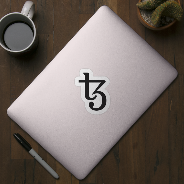 Tezos logo - Tezos - Sticker | TeePublic