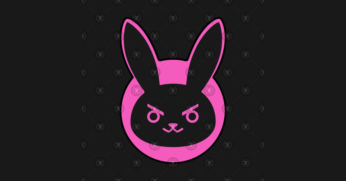 Overwatch - D.Va Logo - Bunny - Overwatch - T-Shirt | TeePublic