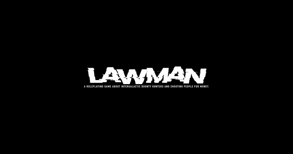 Lawman Logo! - Rpg - Sticker | TeePublic