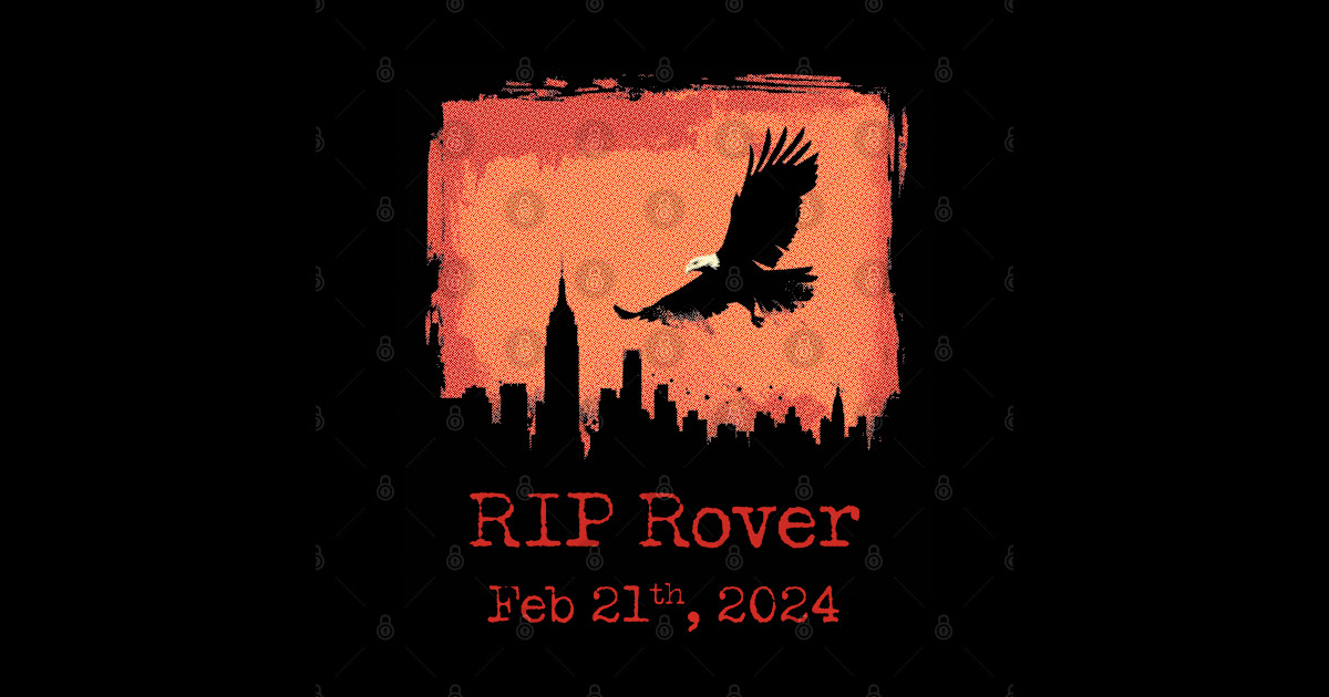 RIP Rover - Rover - Sticker | TeePublic