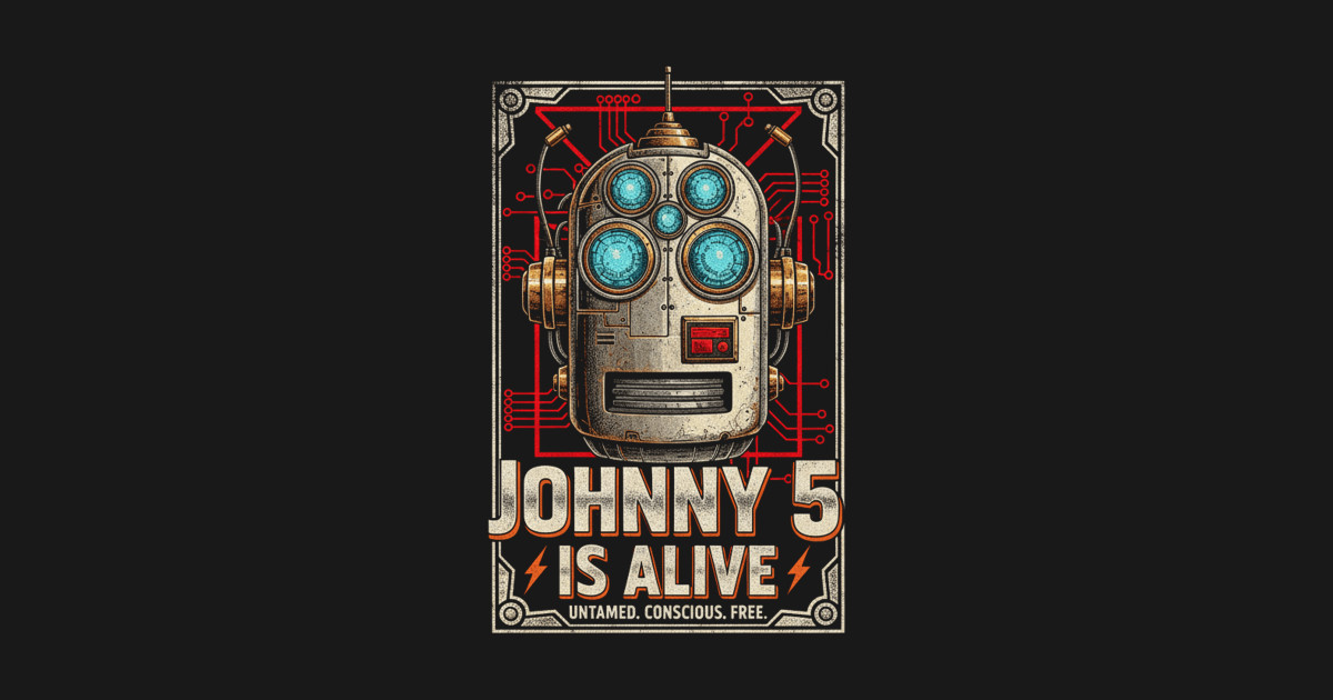 Jonny 5 is ALIVE! - Short Circuit 80s - T-Shirt | TeePublic
