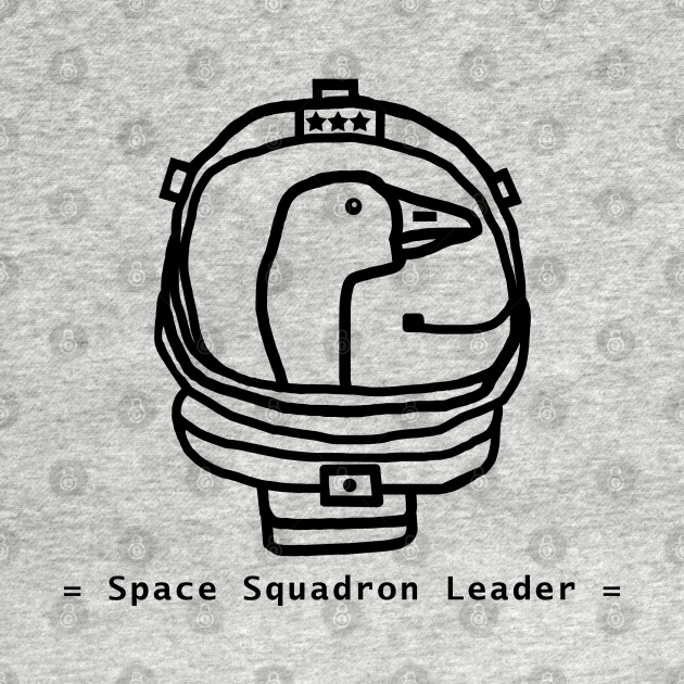 Space Astronaut Goose Portrait Drawing - Sci Fi - T-Shirt | TeePublic