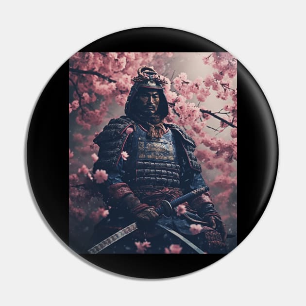 Aesthetic Vintage Samurai Japanese Art Samurai Retro cherry blossom ...
