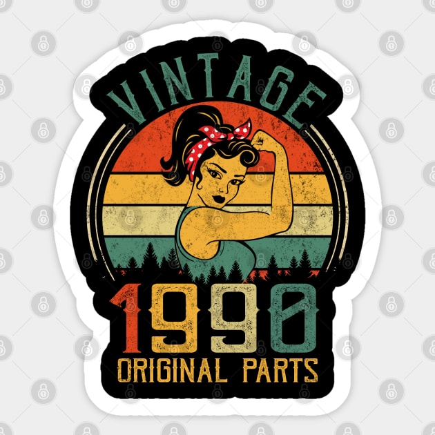 Born in 1990 Vintage Birthday Gift T-Shirt 1990 Birthday Made in the ...