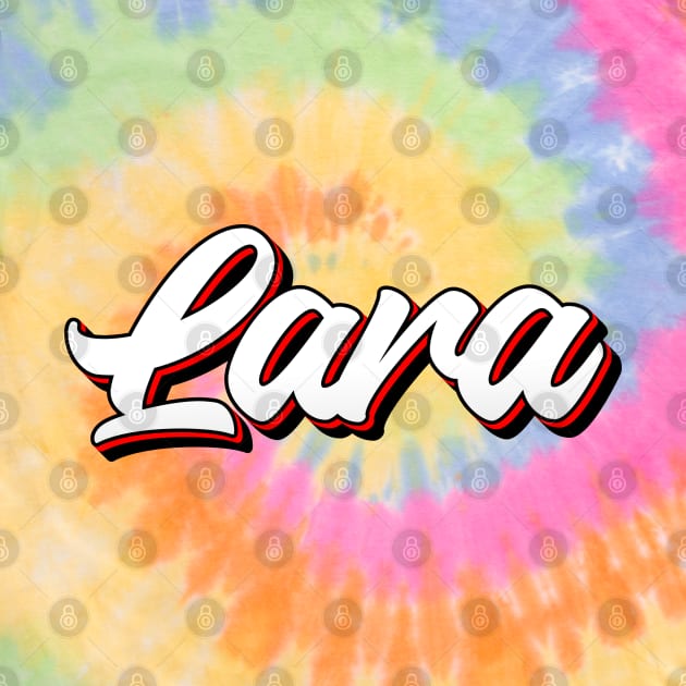 Lara name - cool 70s retro font - Lara Name Cool 70s Retro Font - T ...