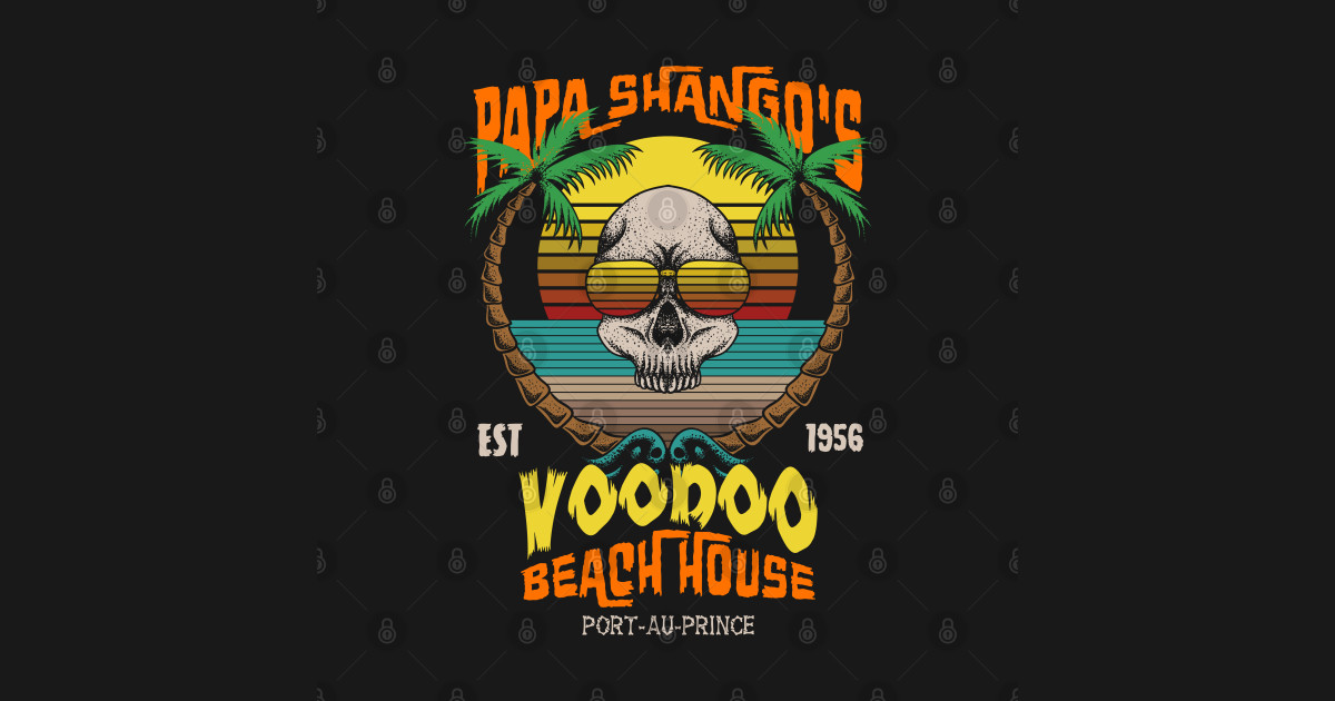 Papa Shango's Voodoo Beach House - Voodoo - T-Shirt | TeePublic