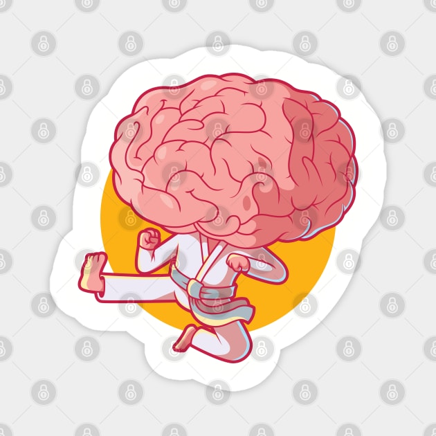 Karate Brain - Inspiration - Magnet | TeePublic