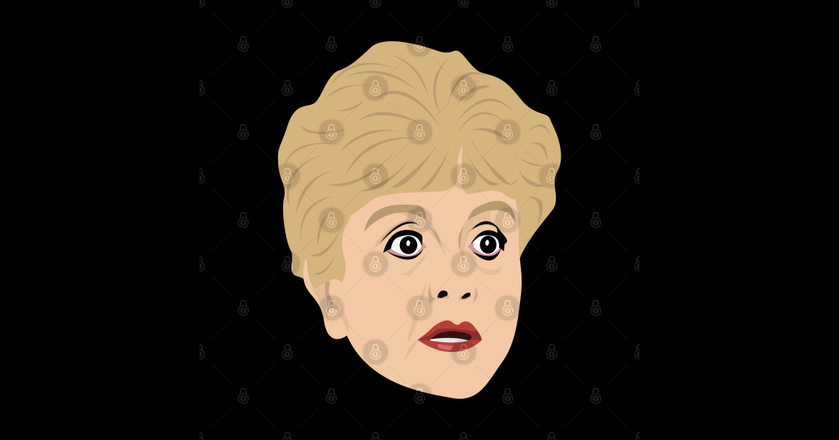 Jessica Fletcher from Murder, She Wrote - Murder She Wrote - Sticker ...