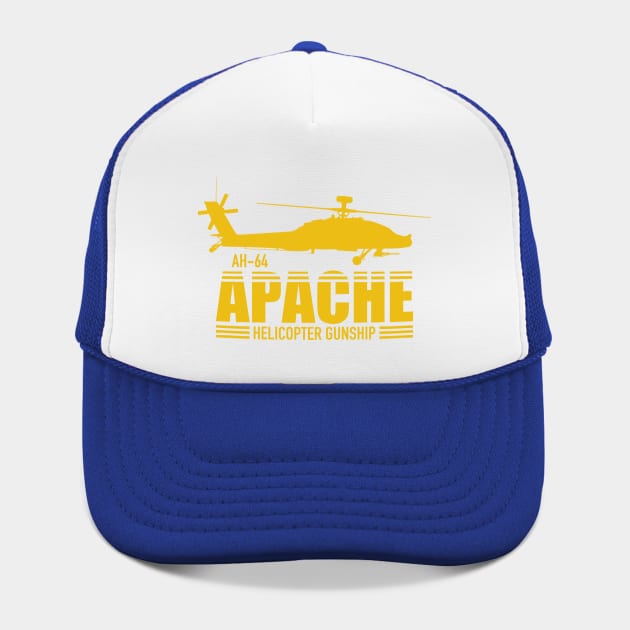 AH-64 Apache (Front and Back logo) - Us Army Apache Helicopter Patch ...