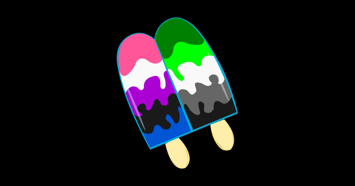 Popsicle Pride - Genderfluid Flag - Sticker | TeePublic