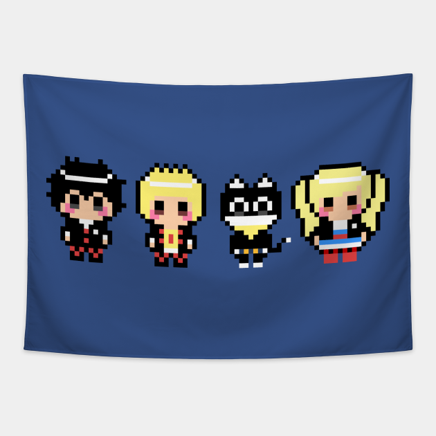 Persona 5 Phantom Thieves 8-Bit Pixel Art - Persona 5 - Tapestry ...