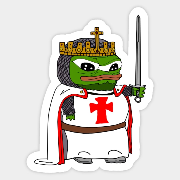 Apu Templar Pepe - Apu Apustaja - Sticker | TeePublic