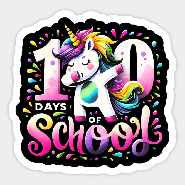 100 Days Of School Cute Unicorn Back To School Unicorn - 100 Days Of ...