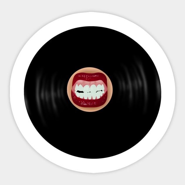 GUTS Black Vinyl - Guts - Sticker | TeePublic