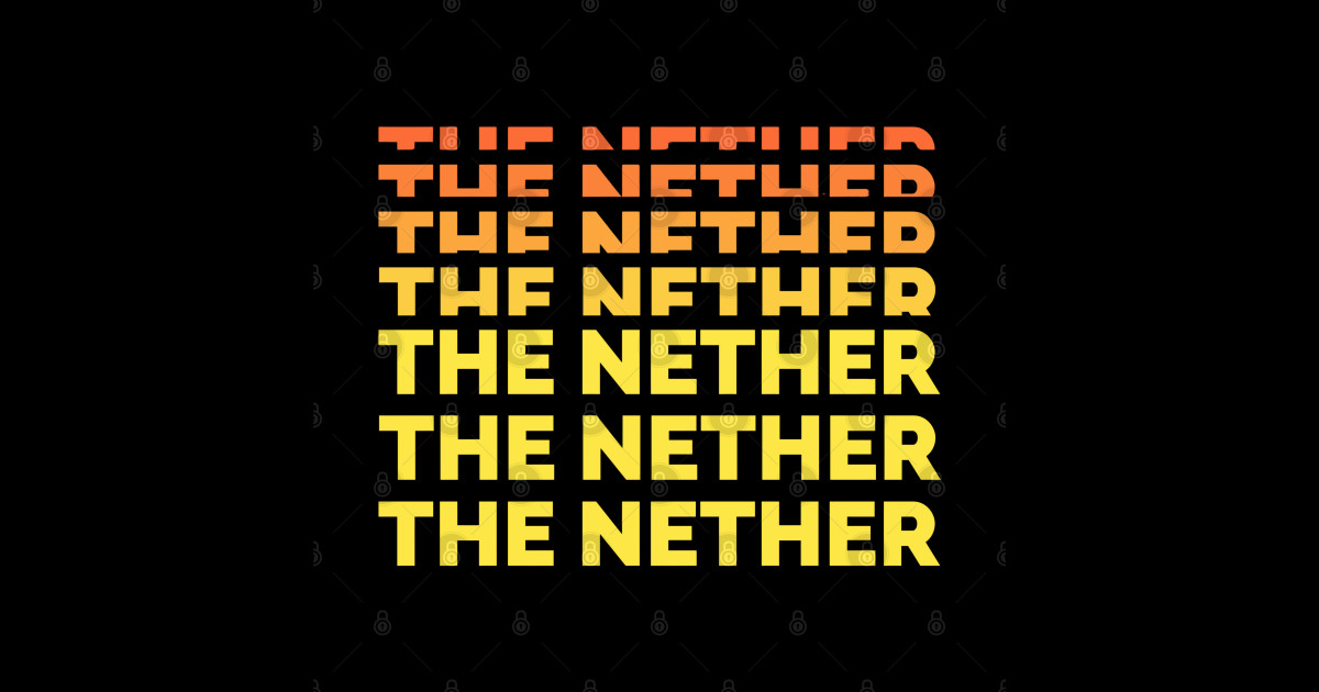 The Nether Meme - Nether Meme - Sticker | TeePublic