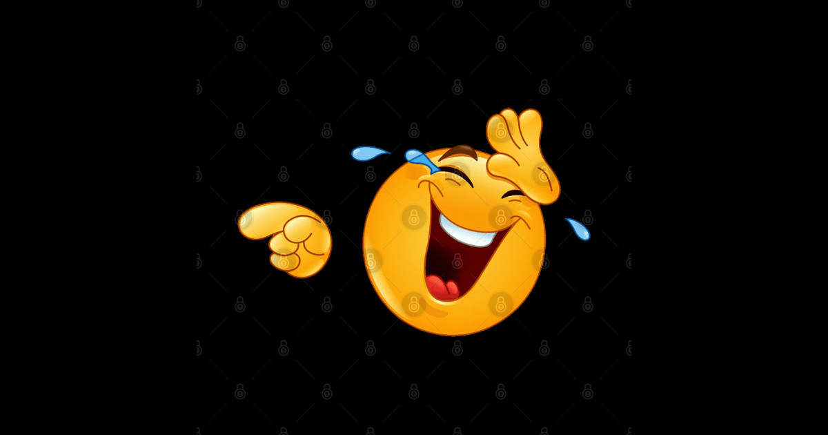 Laughing-Emoji - Laughing Emoji - Sticker | TeePublic