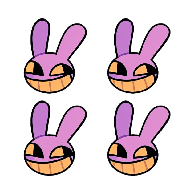 Jax Rabbit Sticker Collection TADC - Jax Head The Amazing Digital ...