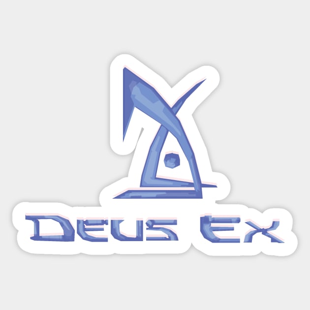 Deus Ex OG Logo - Deusex - Sticker | TeePublic