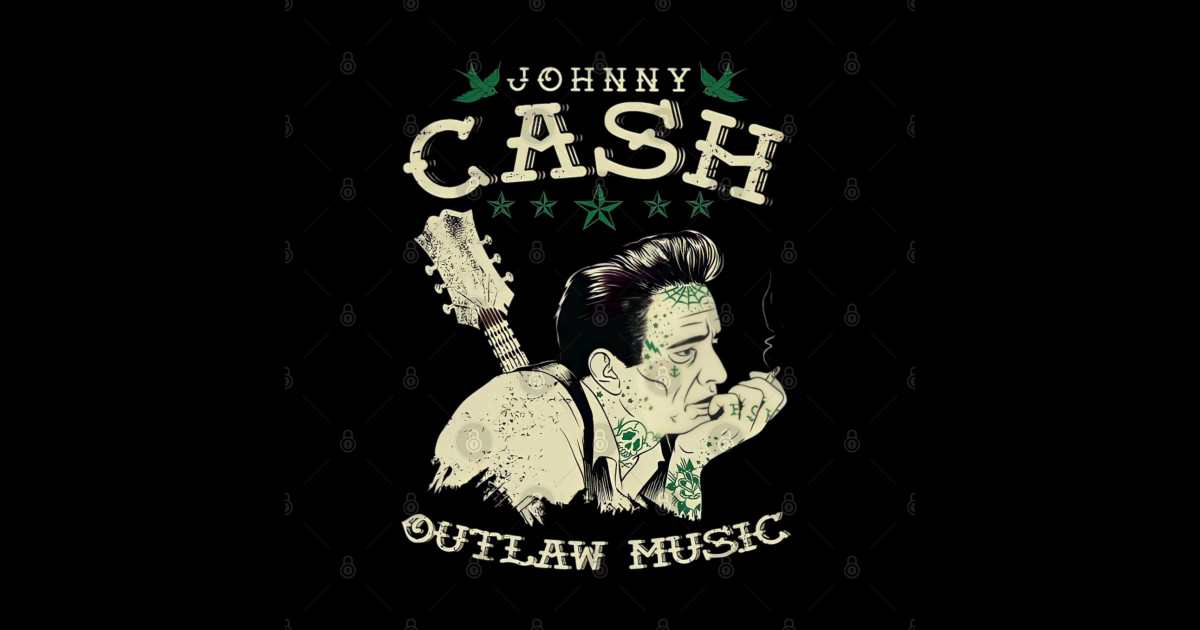 Johnny cash - Johnny Cash - Sticker | TeePublic