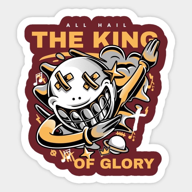 ALL HAIL THE KING OF GLORY CHURCH WORSHIP - Church - Sticker | TeePublic