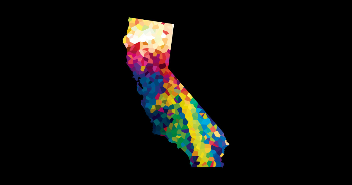 California Rainbow - California Pride - Sticker | TeePublic