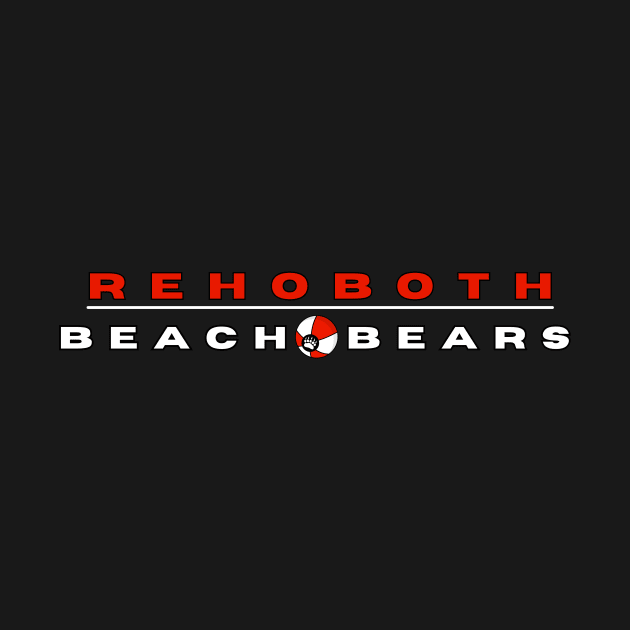 Rehoboth Beach Bears Line Logo - Gay Bear - T-Shirt | TeePublic