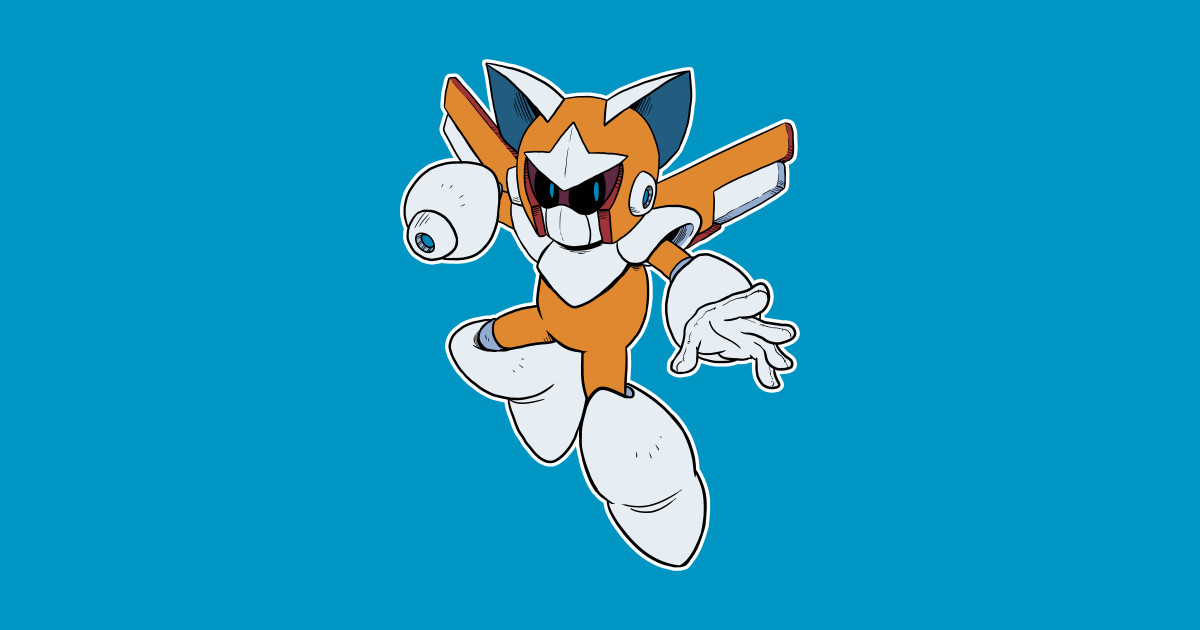 TAILS MAN - Mega Man - Sticker | TeePublic