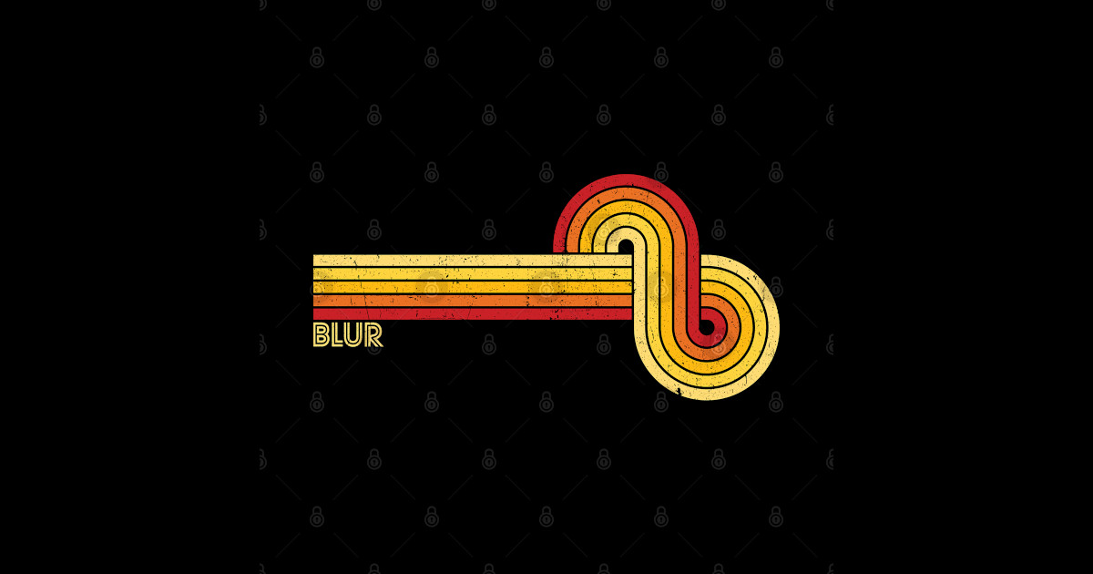 blur / sunset line - Blur - Sticker | TeePublic