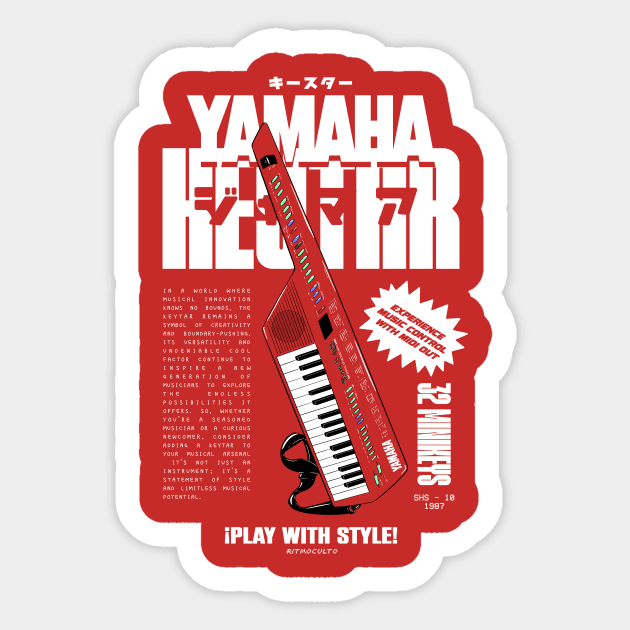 Yamaha Keytar SHS-10 - Keytar - Sticker | TeePublic