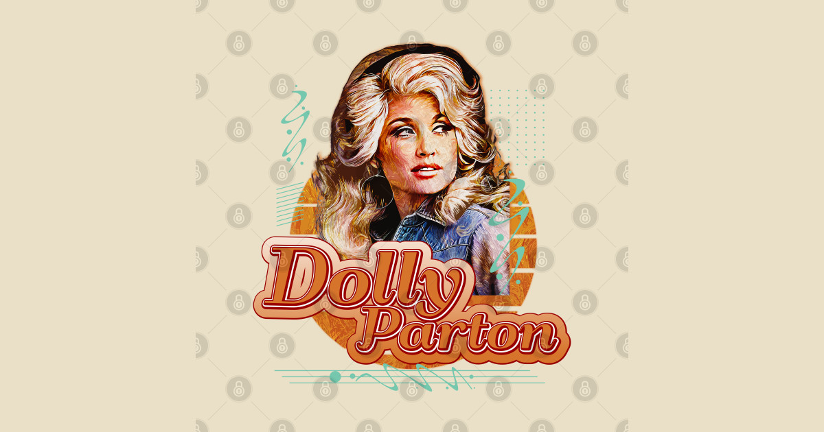 Dolly Parton \\ Retro Art - Dolly Parton - T-Shirt | TeePublic