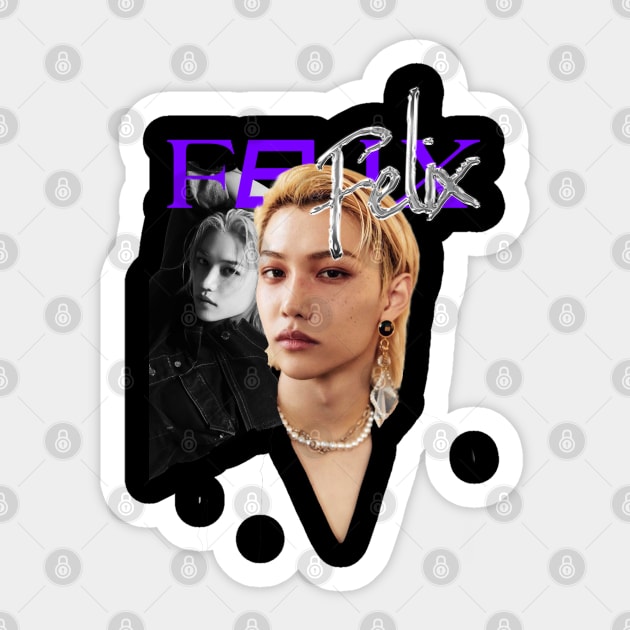 Felix - Stray Kids - Felix - Sticker | TeePublic