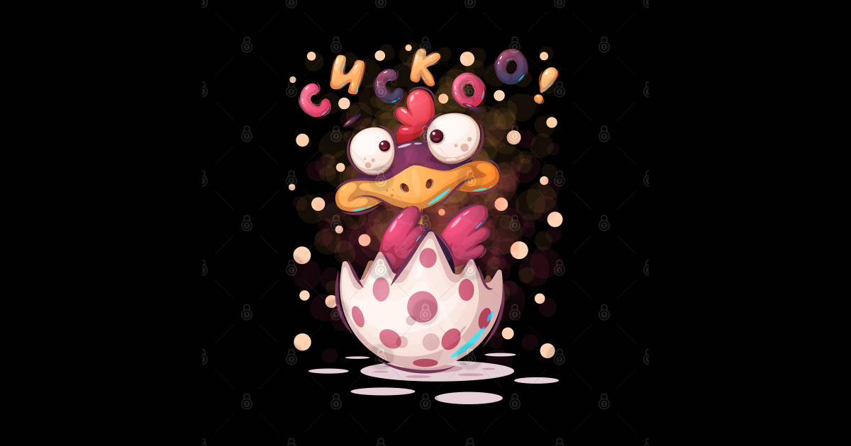 Cute Cuckoo Bird - Cuckoo - Sticker | TeePublic