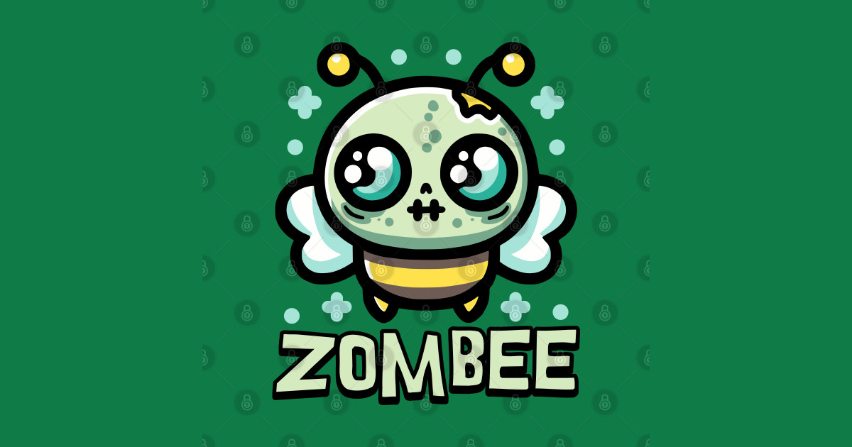 Zombee! Cute Zombie Bee Pun - Cute Zombie - T-Shirt | TeePublic