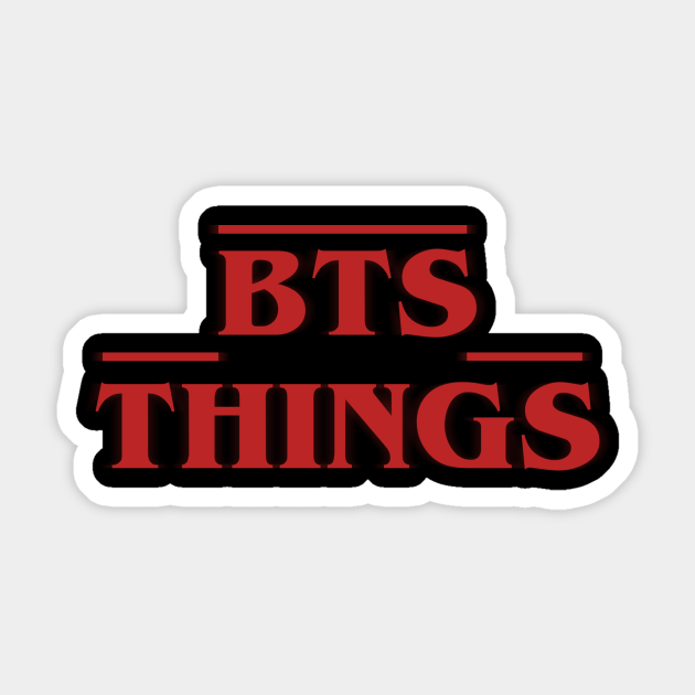 BTS THINGS - Bts - Sticker | TeePublic
