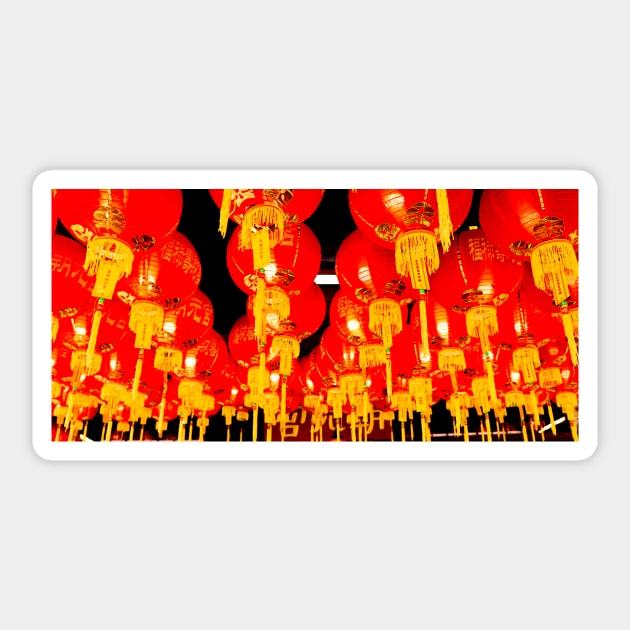 Red lantern roof decoration for Chinese New Year 3 - Red Lantern ...